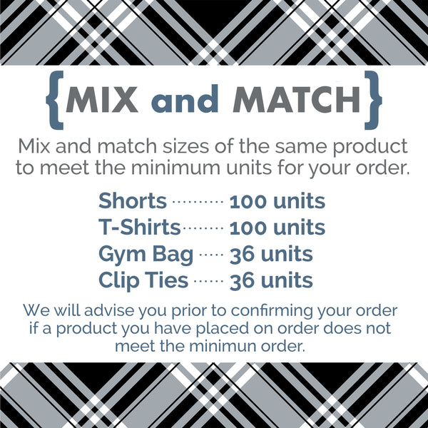 MINIMUM ORDER NOTE | MIX and MATCH - Cambridge Uniforms
