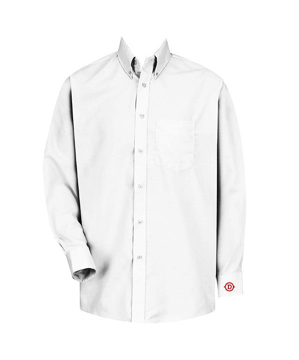 DELANO ACADEMY DRESS SHIRT, UNISEX, LONG SLEEVE, YOUTH - Cambridge Uniforms
